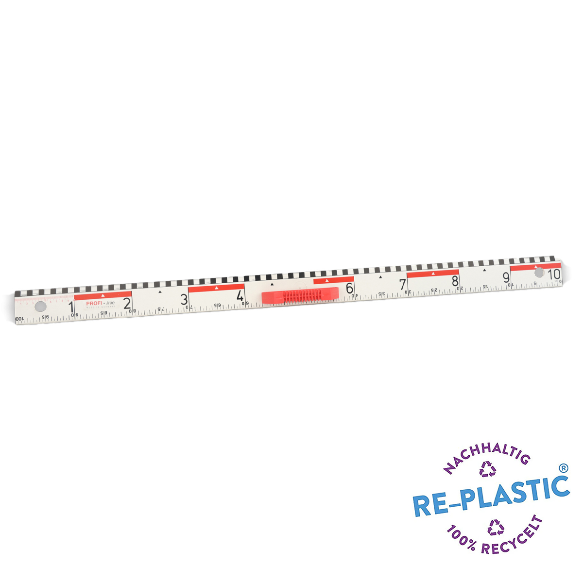 Wissner Profi Lineal 100cm mit Zentimeter und Dezimeter Einteilung ab 8 ...
