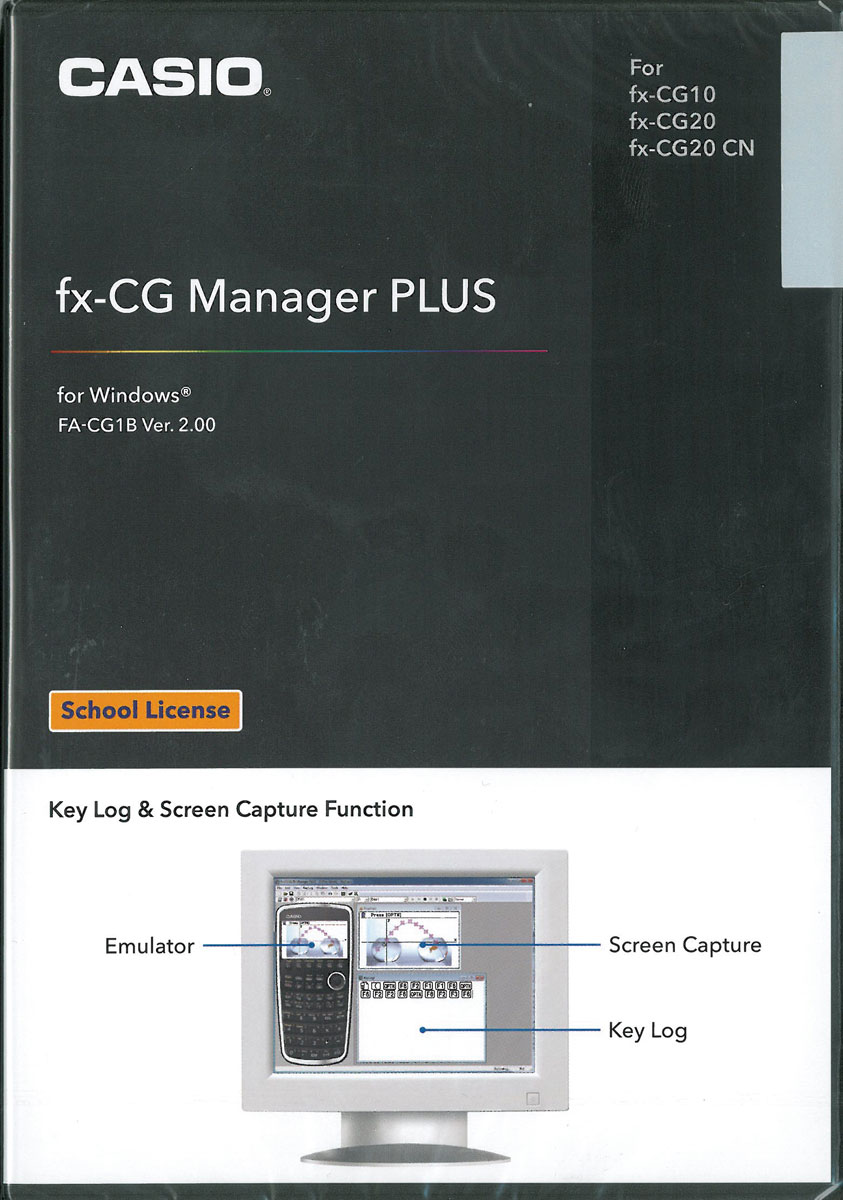 Casio FX-CG Manager Plus Schullizenz Emulator-Software für Casio FX-CG ...