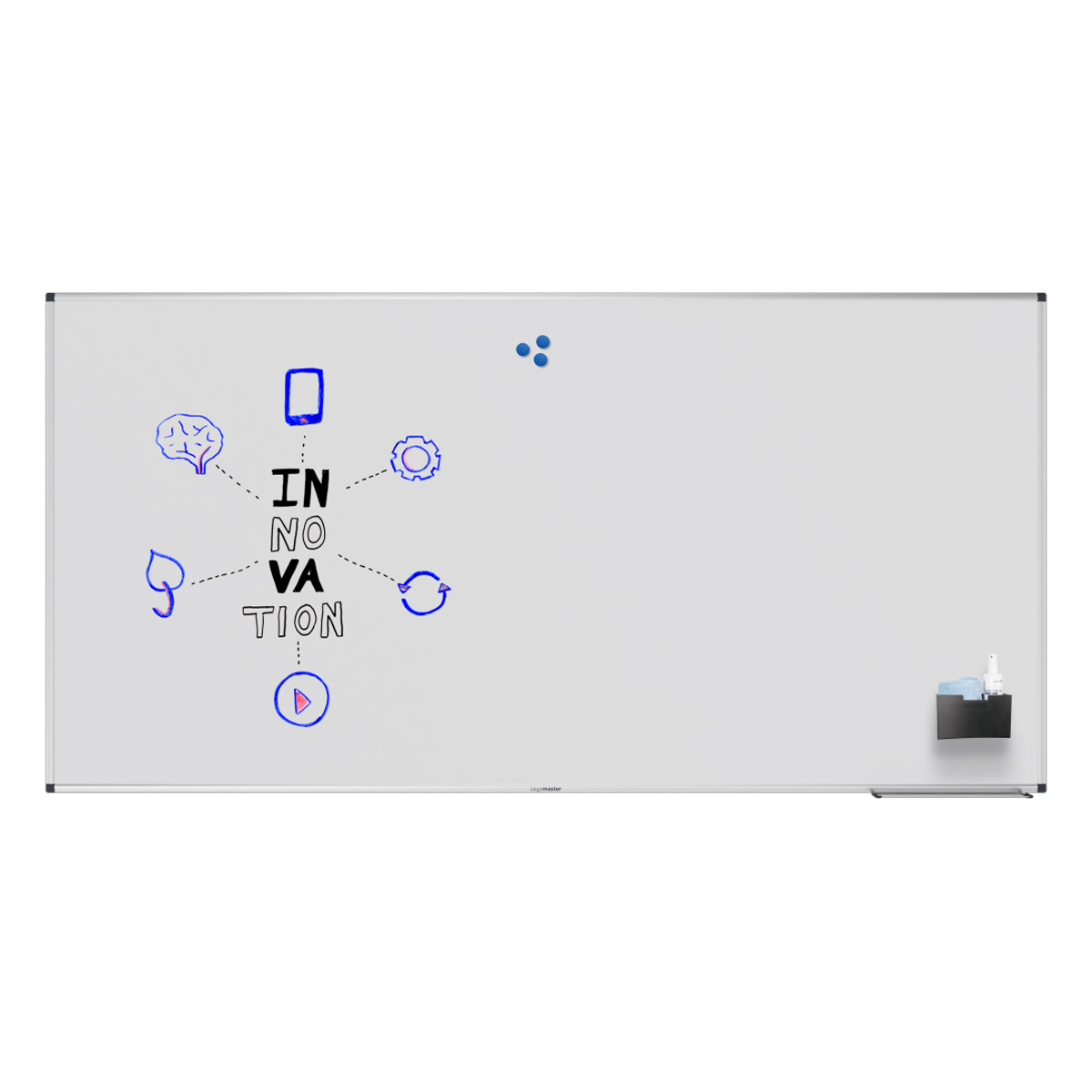 Legamaster 7-108164 magnetisches Whiteboard UNITE 100 x 200 cm, weiß ...