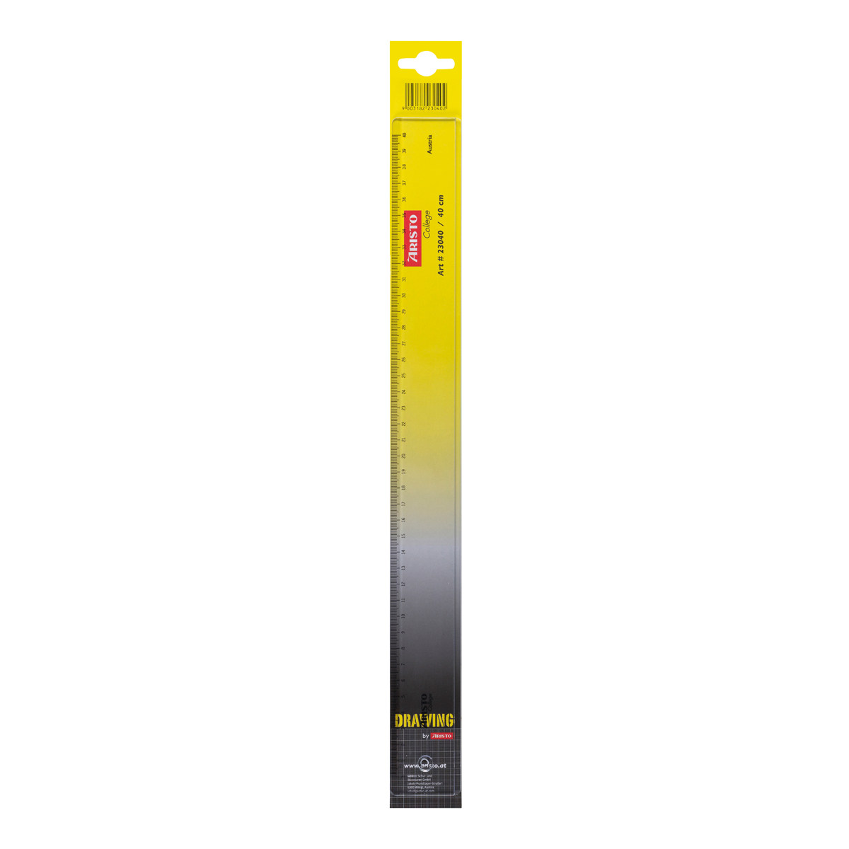 Aristo College Lineal 40 cm glasklar, mit Facette, Tuschekante ab 2,10 ...