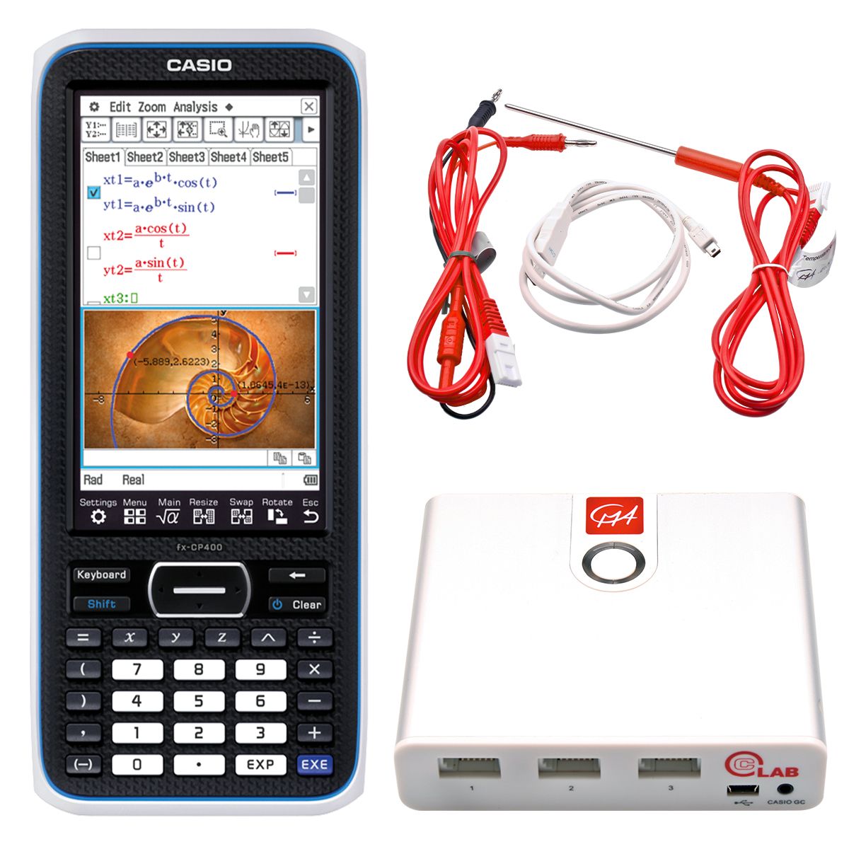 Casio FX-CP400 - Aktionspaket mit CMA C-LAB und Temperatur ...